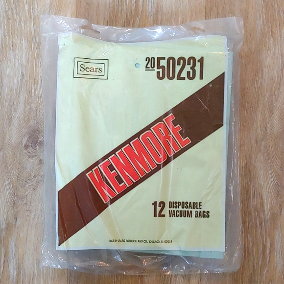 Sears | Other | Vintage Sears Kenmore Disposable Vacuum Bags Pack Of 2 ...